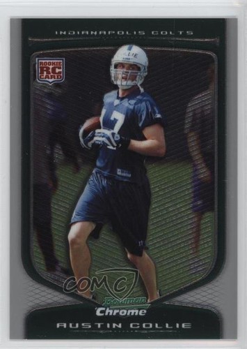 2009 Bowman Chrome - Silver Bordered #153 Austin Collie /99 (RC) for ...
