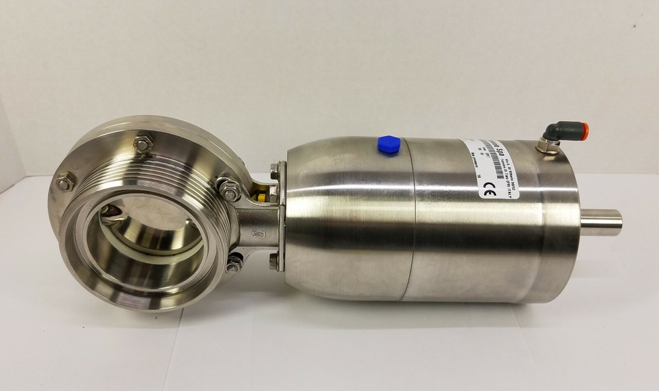 Bardiani Valvole Spa ZVF Series DN65 SS Butterfly Valve (BEAAAB065BSBF ...