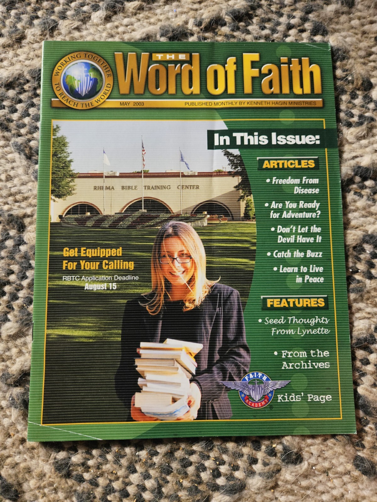 The Word of Faith by Kenneth Hagin Ministries Magazine May 2003 | eBay