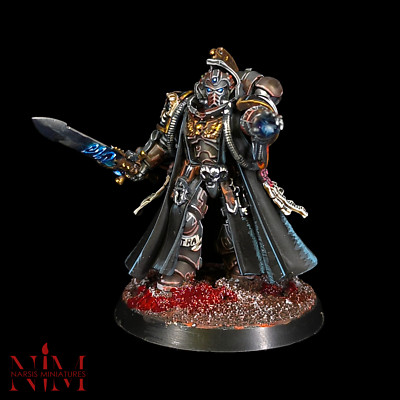 Warhammer 40k painted Carcharodons primaris librarian | eBay