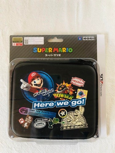 Nintendo x Hori 2DS Super Mario Hard Pouch Case Black Official New ...