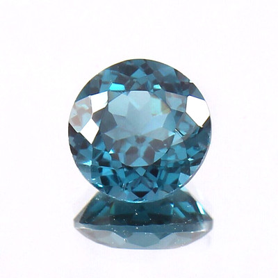 11.7x11.7mm Natural Indicolite Blue Green Tourmaline Round Loose ...
