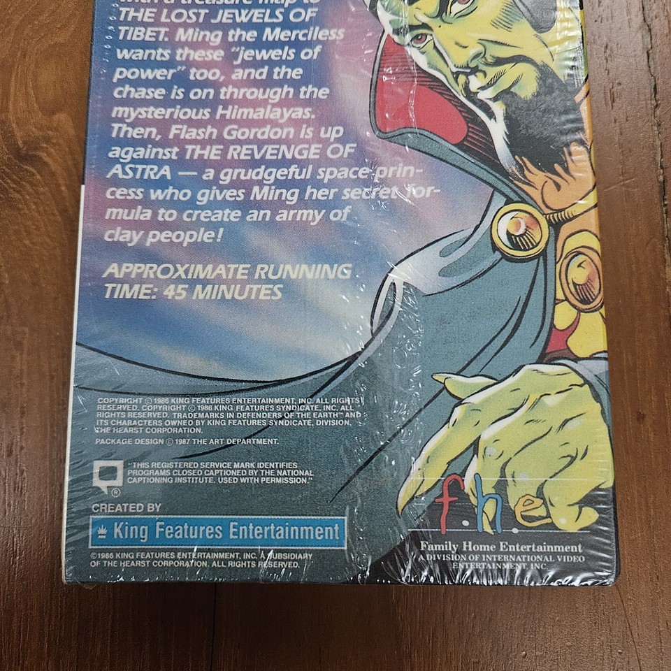 New Sealed Marvel Flash Gordon Defenders of the Earth Revenge of Astra ...