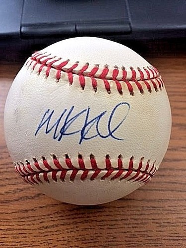 MIKE KINKADE SIGNED AUTOGRAPHED ONL BASEBALL! Mets, Orioles, Dodgers ...