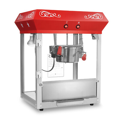 Bar Style Popcorn Popper Machine with 6-Ounce Kettle - Red | eBay
