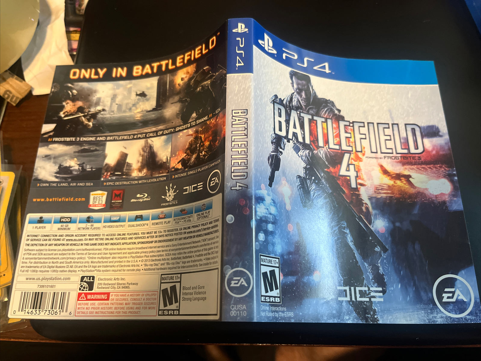 Battlefield 4 PS4 Box Art | eBay