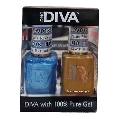 DND Diva Duo Gel & Lacquer 018 Reve Palais | eBay