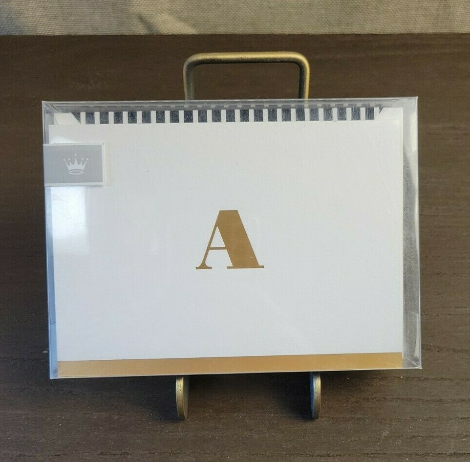 Hallmark Personalized Note Cards - 10 Cards/Envelopes - NIP - Monogram ...