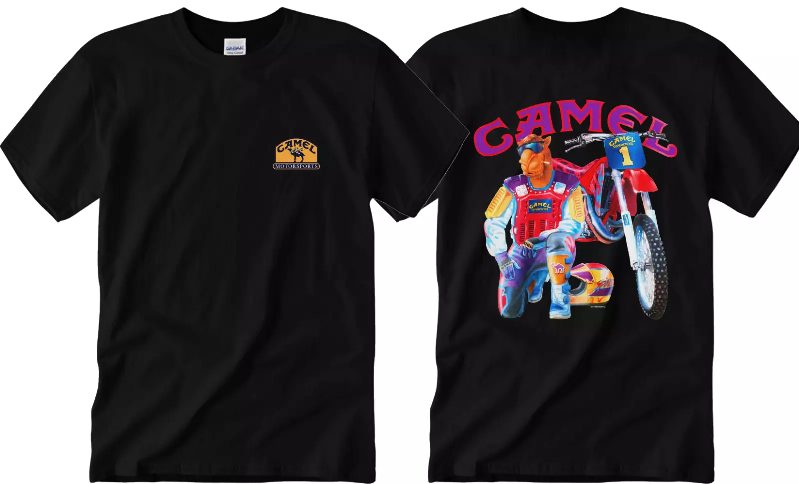 New NOS Vintage 1993 Camel Supercross Single Stitch Pocket Shirt S-5XL ...