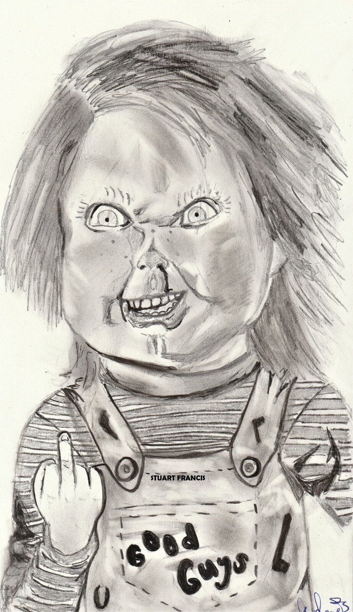 Chucky Drawings In Pencil
