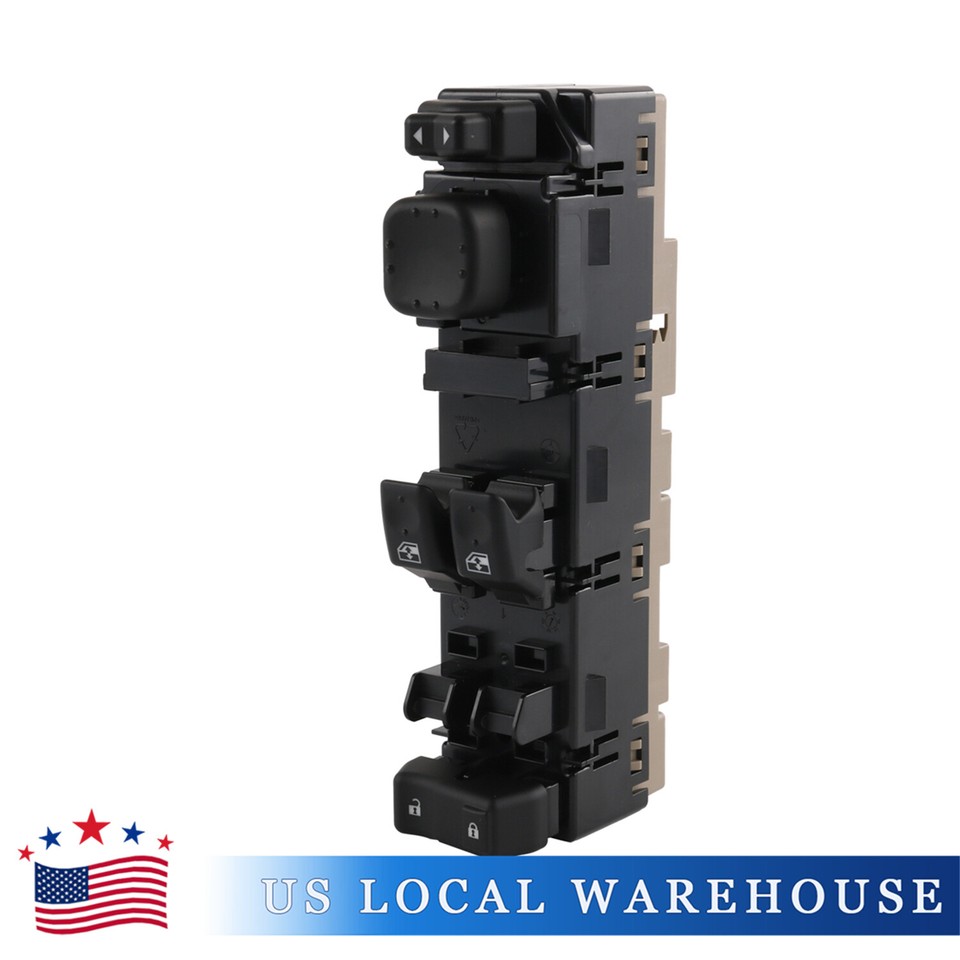Power Window Switch Driver Left Side Black for Chevy GMC 15883318 ...