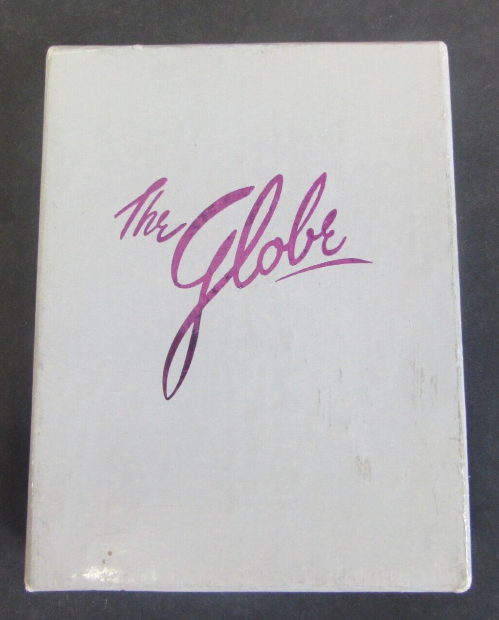 VINTAGE - THE GLOBE JEWELRY BOX - SCRANTON PA - ABOUT 3" 1/4 in X 2" 1/ ...