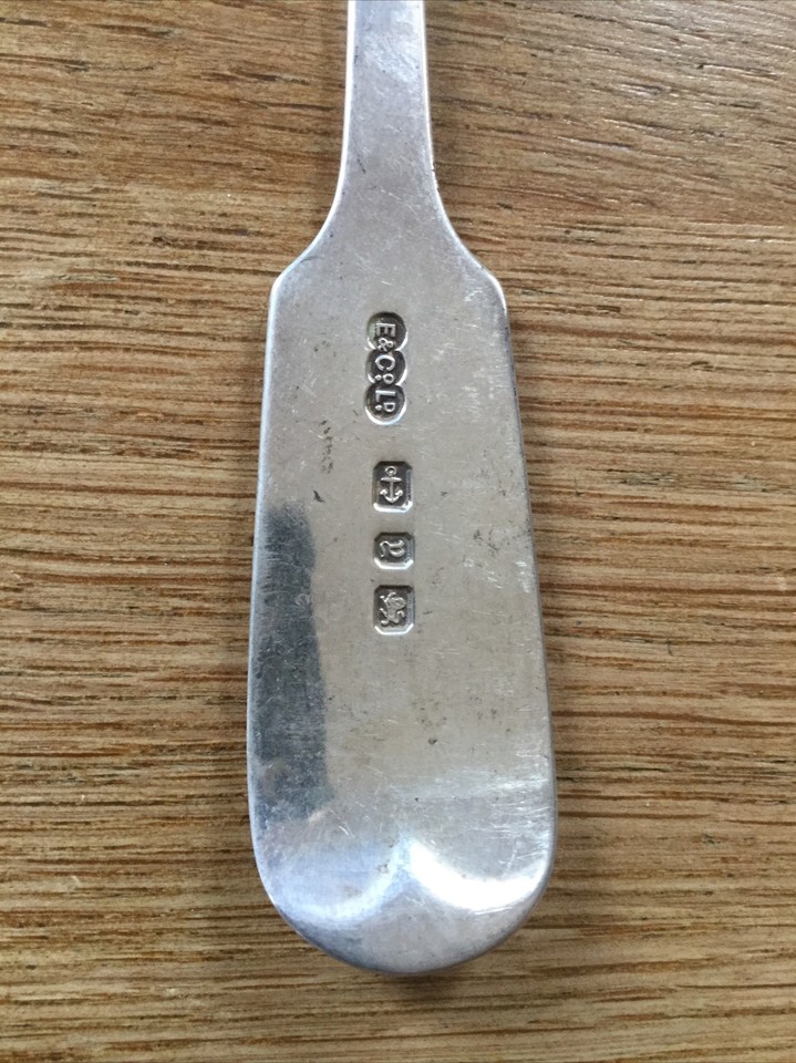 ANTIQUE SOLID SILVER FIDDLE PATTERN DESSERT SPOON BIRMINGHAM 1899 | eBay
