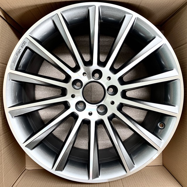 Genuine AMG MERCEDES C Class C63 S W205 19" 8.5j Alloy Wheel Rear ...
