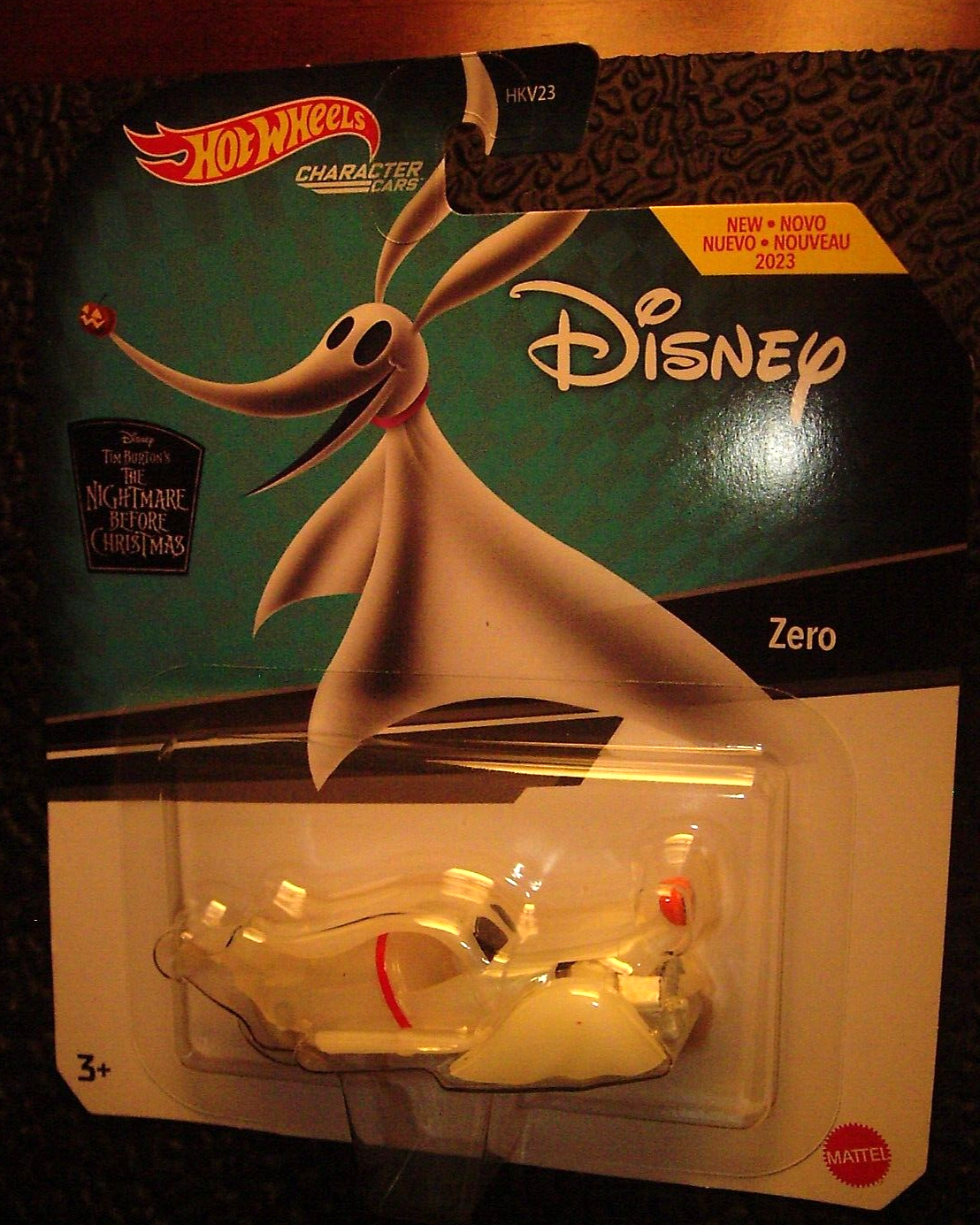 2023 Hot Wheels Disney Character Car Zero Tim Burton Nightmare Before ...