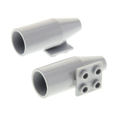 2x Lego Engine Housing New-Light Gray Plate 2x2 Turbine Nozzle 4868b | eBay