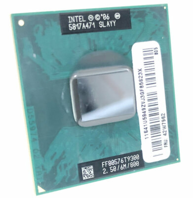 Intel Core 2 Duo T9300 2.5 GHz Dual-Core CPU Processor SLAQG SLAYY ...