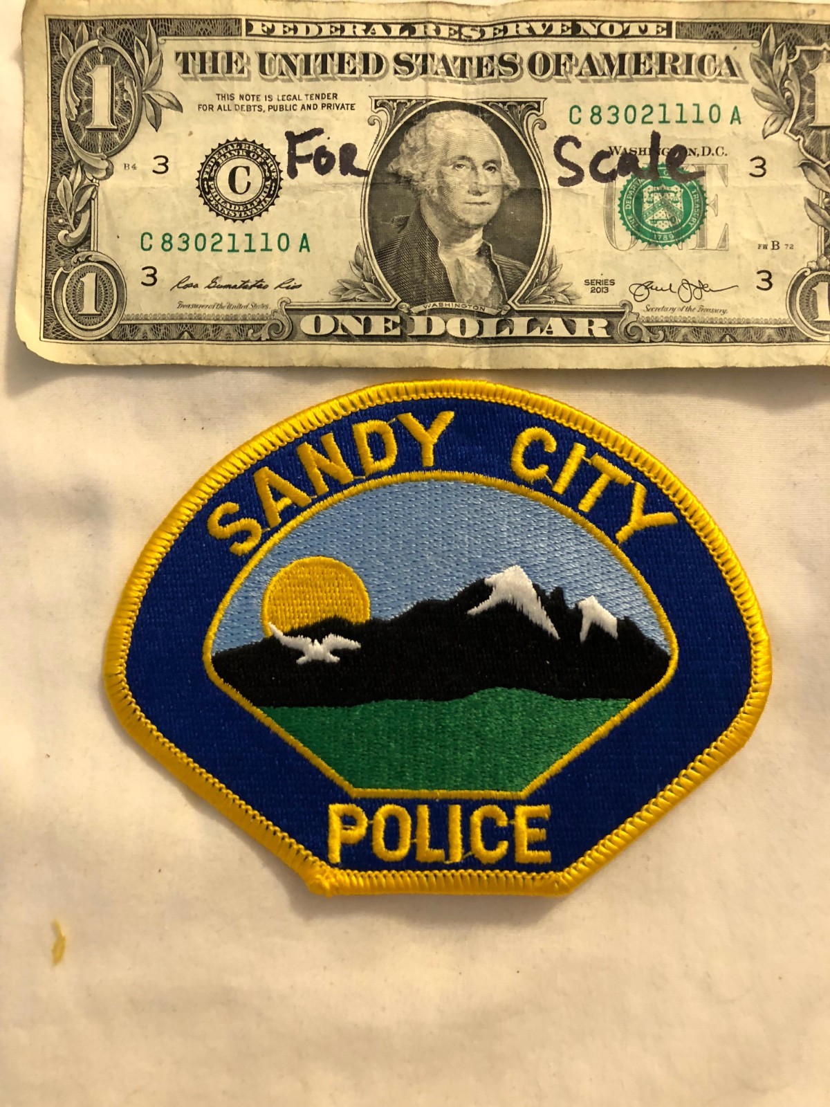 Sandy Police Patch Utah un-sewn State of Utah Police Patches | eBay