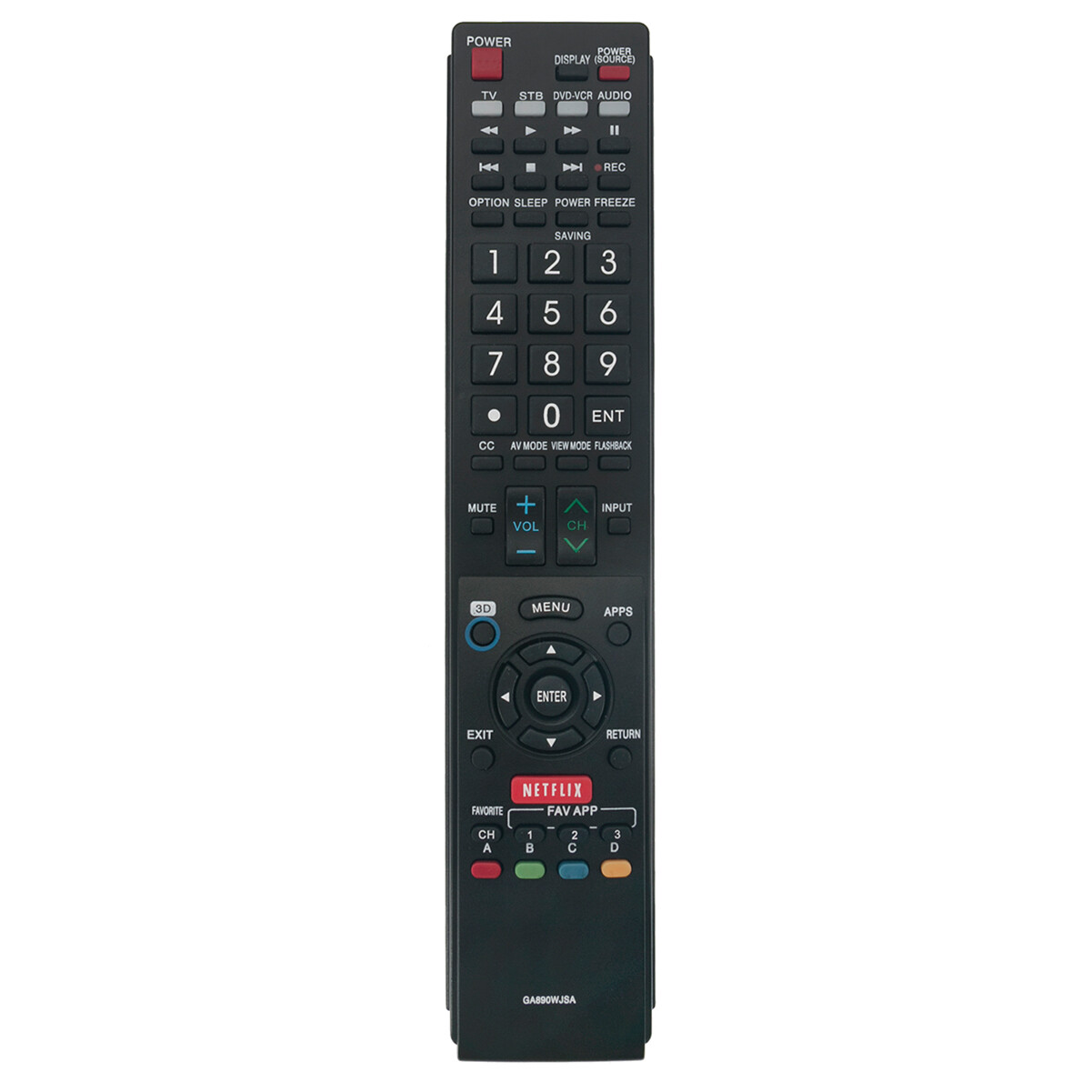 New GA890WJSA Remote for SHARP TV GB118WJSA GB004WJSA GA935WJSA ...