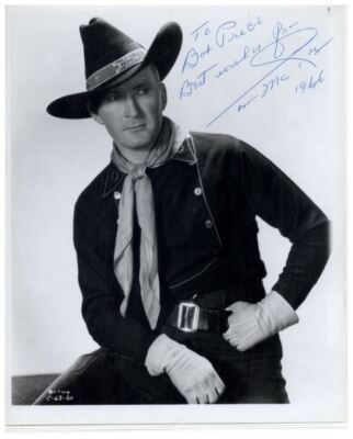 Tim Mccoy - Signed Vintage Celebrity Autograph Photo - Western Cowboy ...