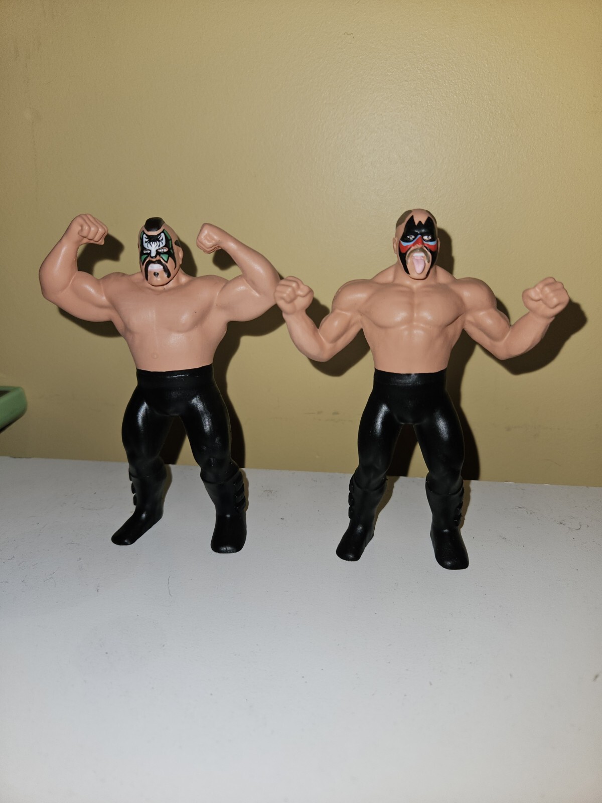 THE ROAD WARRIORS LOD CUSTOM WCW GALOOB WRESTLING FIGURE HASBRO WWF ...