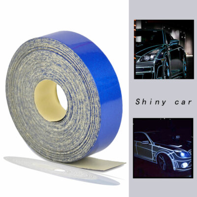 5mx1cm Blue Reflective Stripe Sticker Decal Tape New Truck Body Self ...