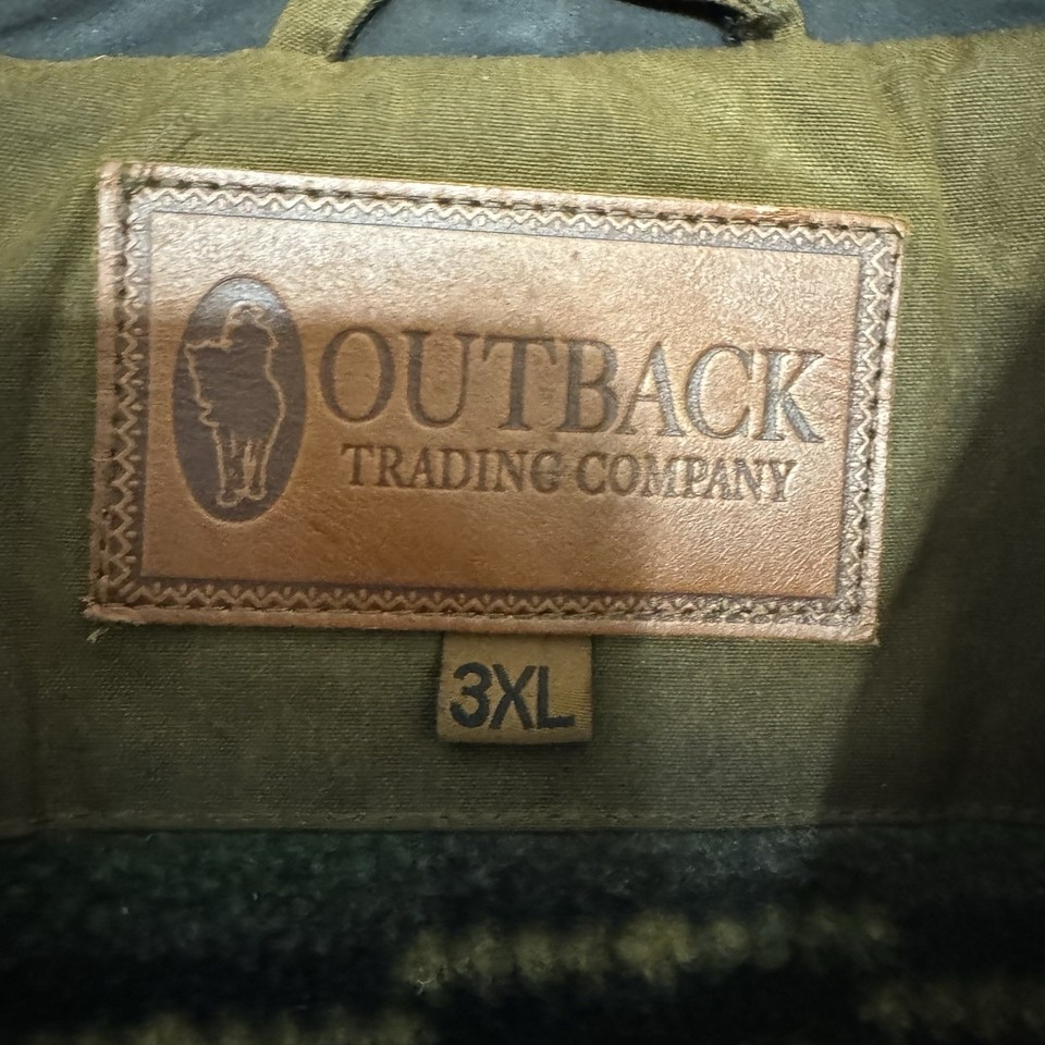 Outback Trading Company Oilskin Pathfinder Jacket Brown Men’s Size 3XL ...