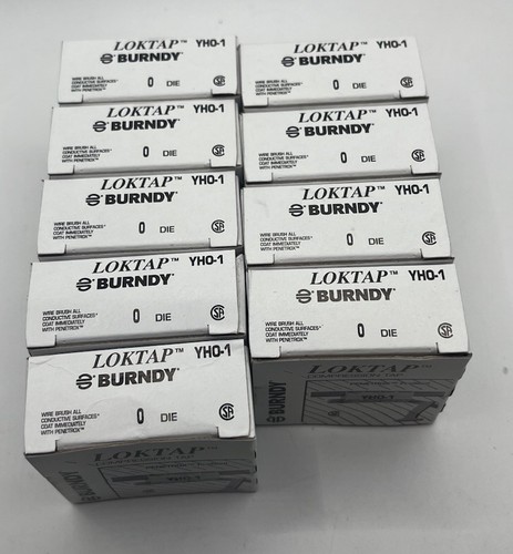 LOT OF 9 NEW BURNDY YHO-1 COMPRESSION TAP CONNECTOR LOKTAP | eBay