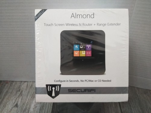 NEW Almond Touch Screen Wireless N Router and Range Extender Securifi ...