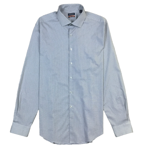 Van Heusen Dress Shirt Mens 16 - 16.5 Slim Fit Stain Shield Stretch ...
