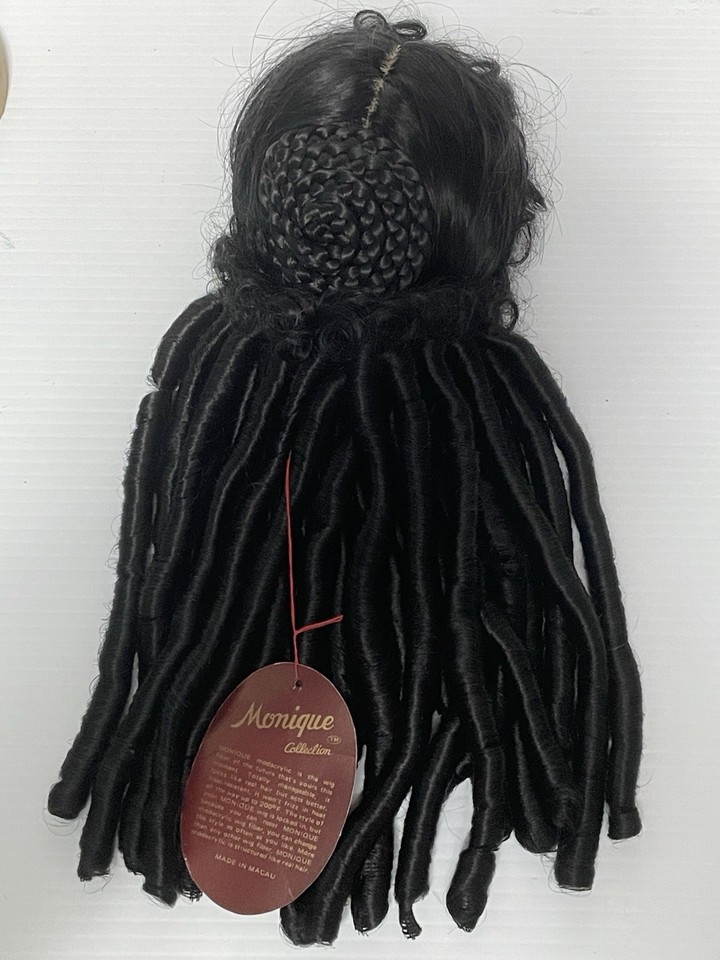 Monique Collection Doll Wig 14”-15” Brigitte Black Vintage w/ Tag | eBay