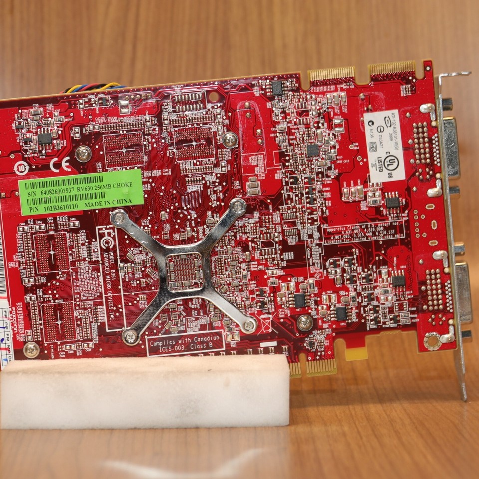 AMD ATI Radeon B361 RV630 256MB PCI GPU Untested | eBay