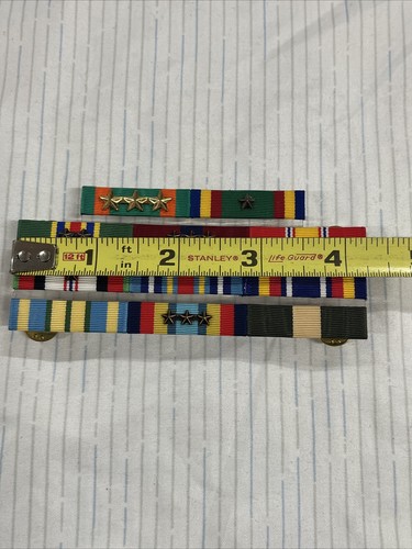 Super Thin USMC Military 4 Row & 11 Ribbon Rack Ribbon Stack | eBay