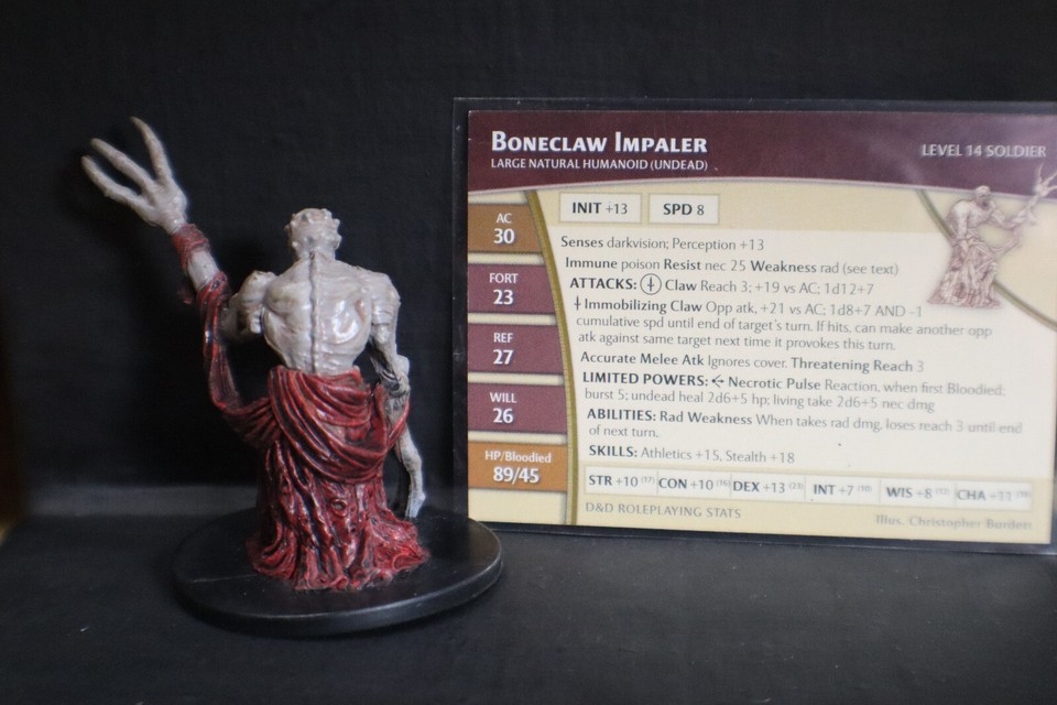 Dungeon & Dragons Miniatures - BONECLAW IMPALER - with card | eBay