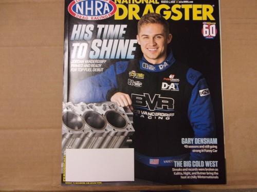 NHRA National Dragster Magazine 2019 Drag Racing Issue 3 Vol 60 Mar 1 ...