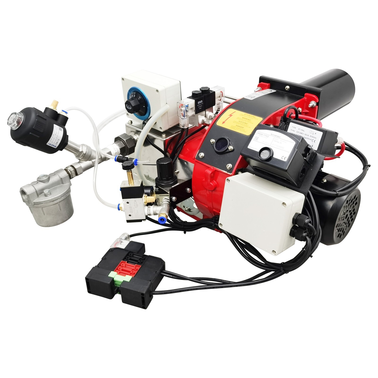 Waste Oil Diesel Oil Heater Combustion Engine Air Atomizing Burner 220V ...