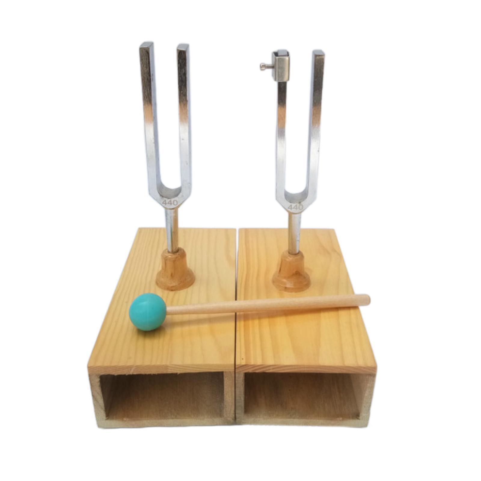 Resonant Tuning Fork Tuning Fork Resonance Box Teaching Aids Resonator ...