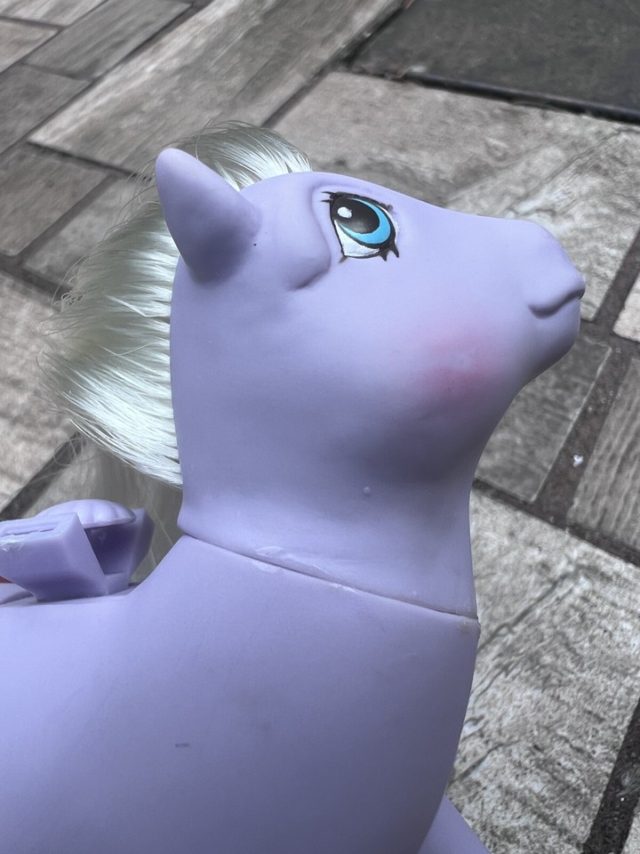 My Little Pony • G1 1986 • Flutter Forget-Me-Not Purple White Hair No ...