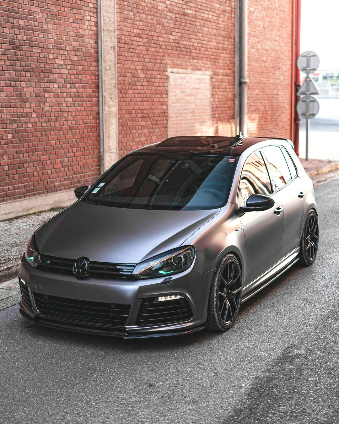 Fits Volkswagen VW GOLF MK6 MK6R - SIDE SKIRTS SPLITTERS MATTE BLACK | eBay