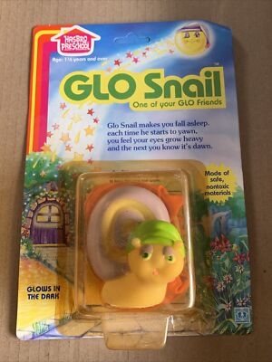 Vintage 1984 Glow Worm Gloworm Glo Snail Figure Toy Brand New Unpunched ...