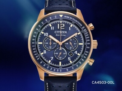 Citizen Men's Eco-Drive Weekender Sport Casual Chronograph Rose Gold ...