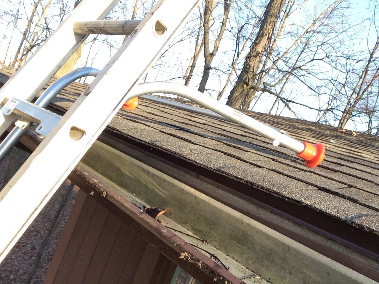 Extension Ladder Stand-Off Stabilizer for Clean/Repair Gutter Window ...
