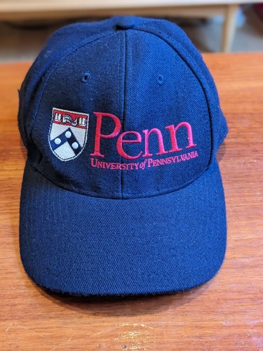 PENN University Vtg Hat Cap Navy Blue Wool Blend Legacy Athletics ...