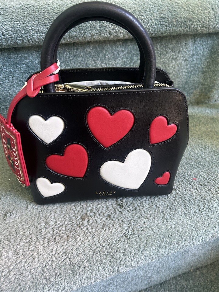 Radley London Valentine Mini Leather Zip Top Handbag | eBay