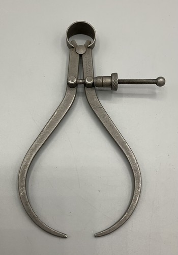 Vtg Starrett 6” Outside Spring Joint Flat Leg Caliper Speed Adjuster ...
