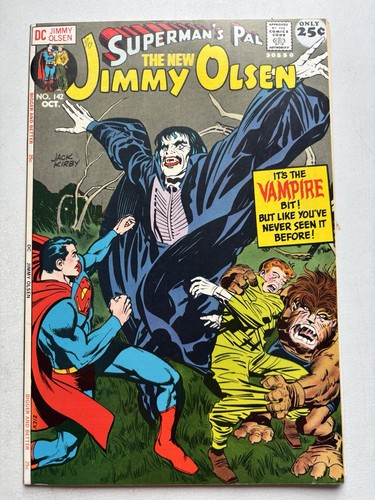 Superman’s Pal Jimmy Olsen #142 Vampire Werewolf Jack Kirby 1971 Bronze ...