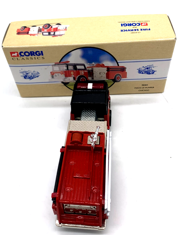 1993 CORGI Classics Chicago Mack CF Pumper Fire Truck Die-Cast 98484 | eBay