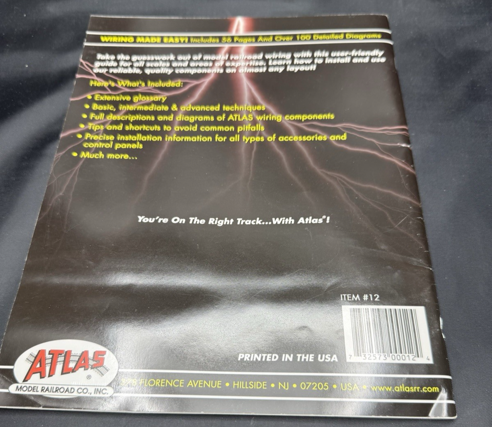 THE COMPLETE ATLAS WIRING BOOK from ATLAS MODEL RAILROAD Co., WIRING ...