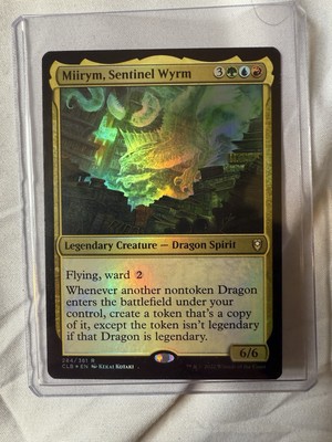Miirym, Sentinel Wyrm Commander Legends: Battle for Baldur's Gate Foil ...