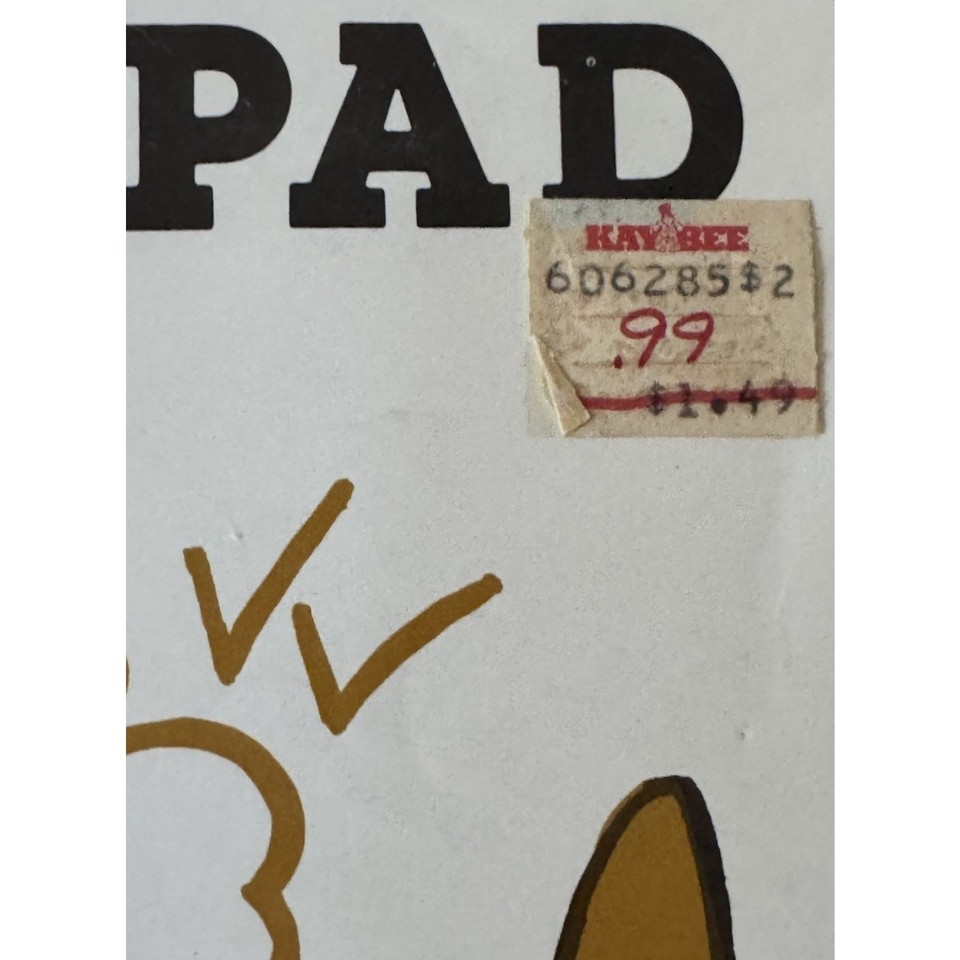 VTG Scribble Pad Drawing Paper (40pgs) Sketchbook Artistic Industries ...